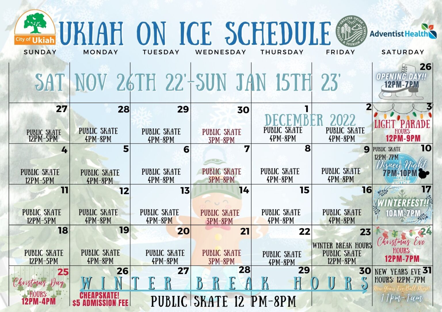 Ukiah On Ice - City of Ukiah, CA