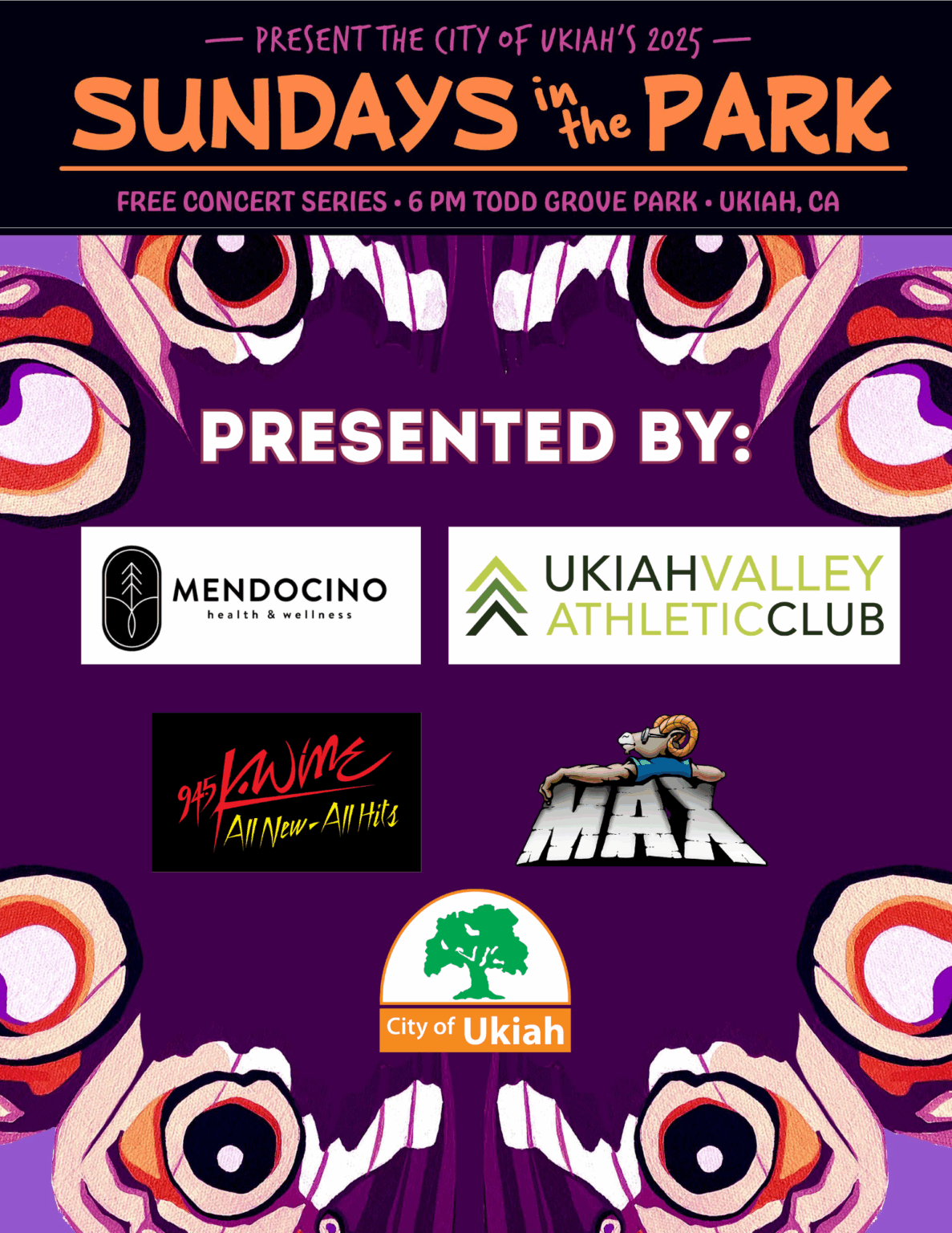 Sundays in the Park - City of Ukiah, CA